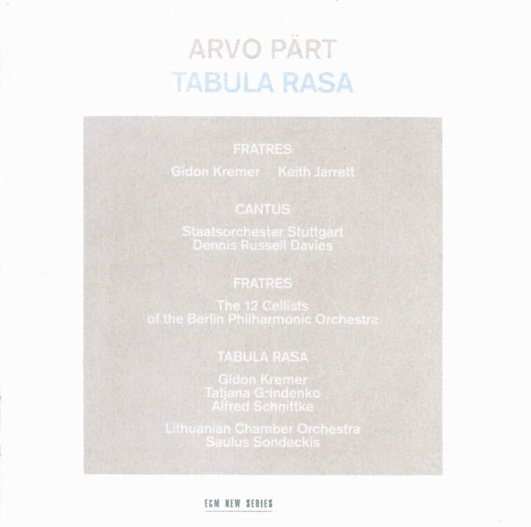 Arvo Pärt – Tabula Rasa – Omni Soundlab